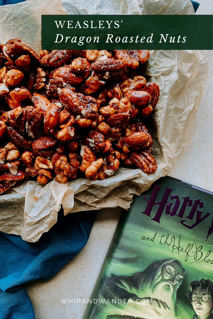Weasleys' Dragon Roasted Nuts - Whip & Wander