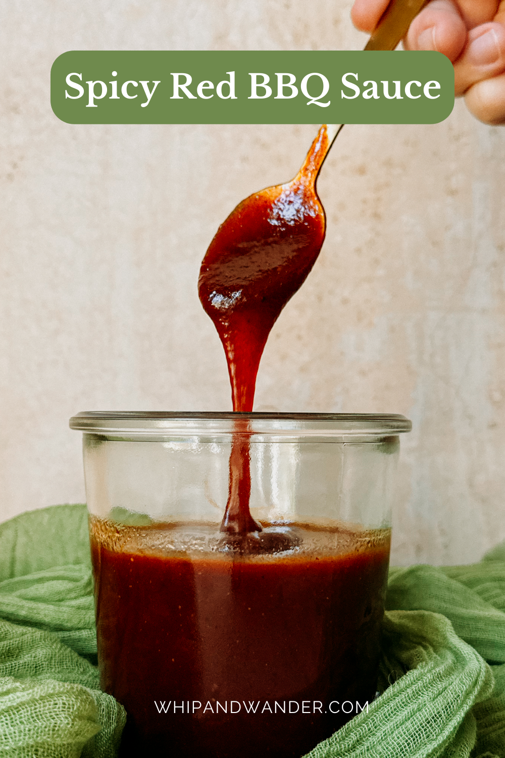 Spicy Red BBQ Sauce - Whip & Wander