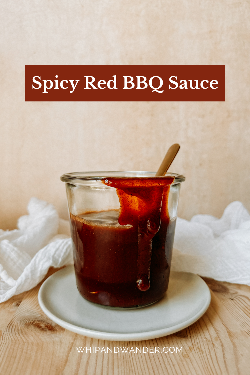 Spicy Red BBQ Sauce - Whip & Wander