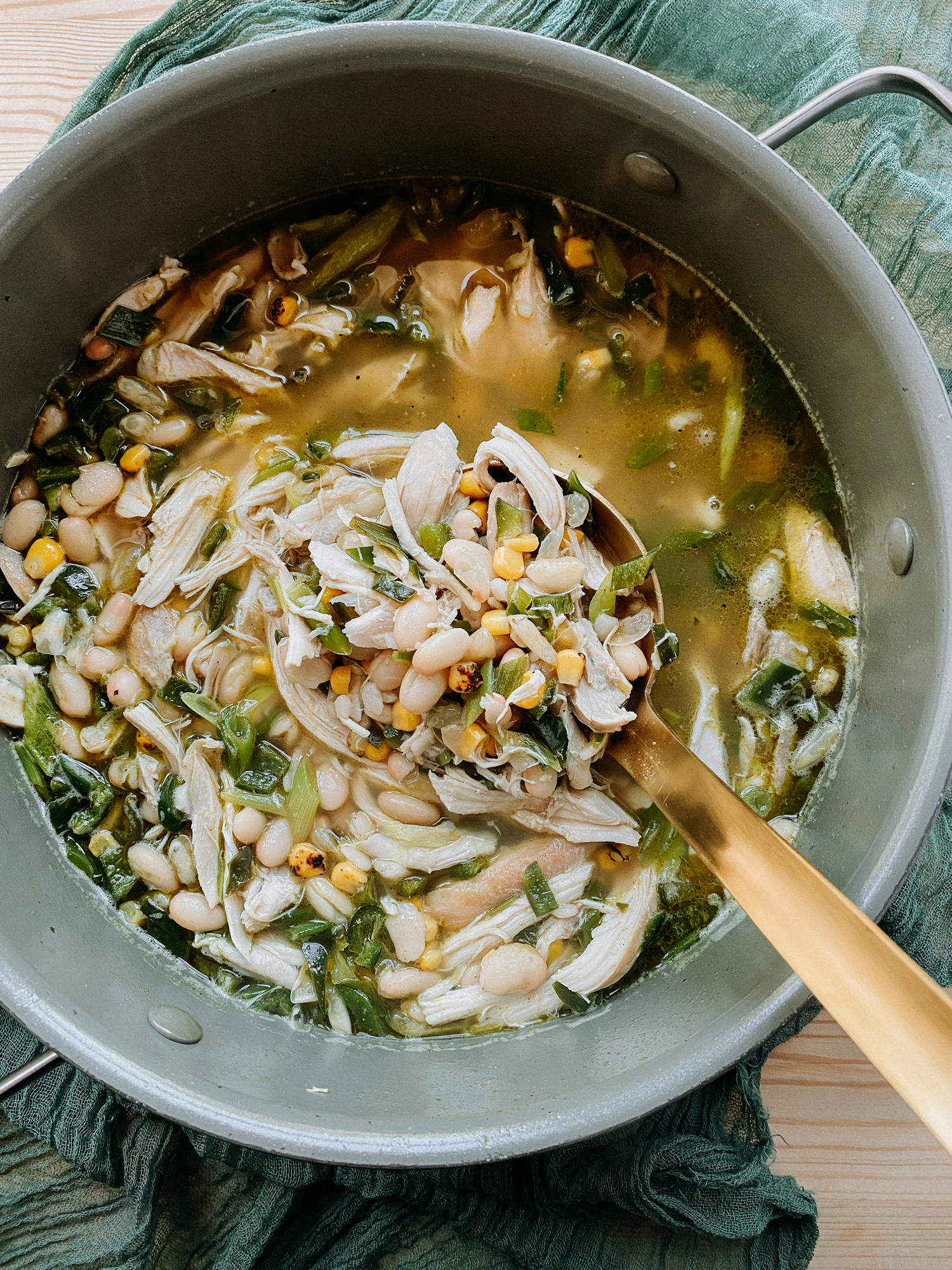 Chicken Poblano Chili - Whip & Wander