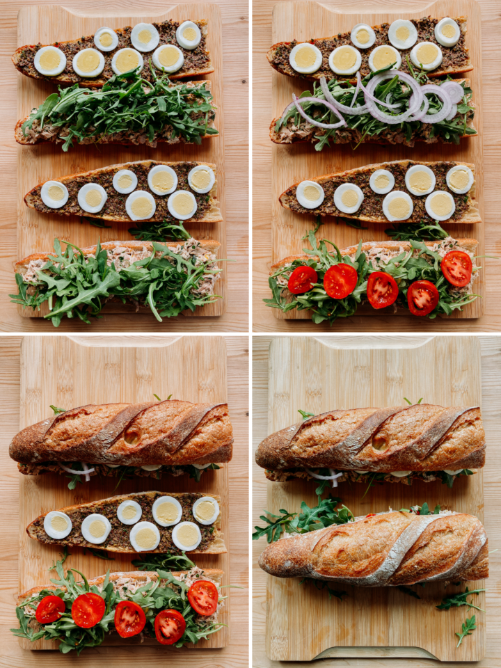 French Tuna Sandwich (Pan Bagnat) - Whip & Wander