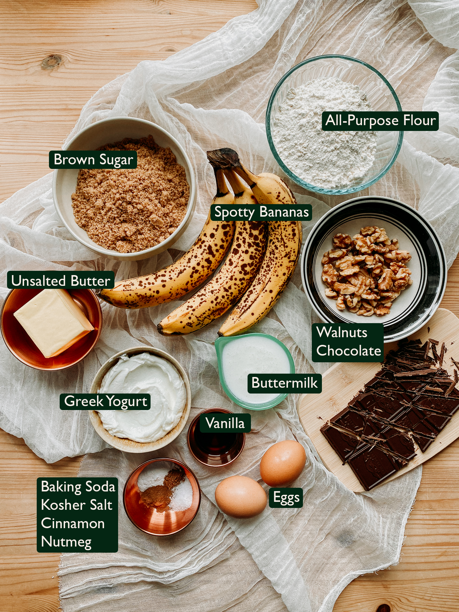 Brown Butter Buttermilk Banana Bread - Whip & Wander