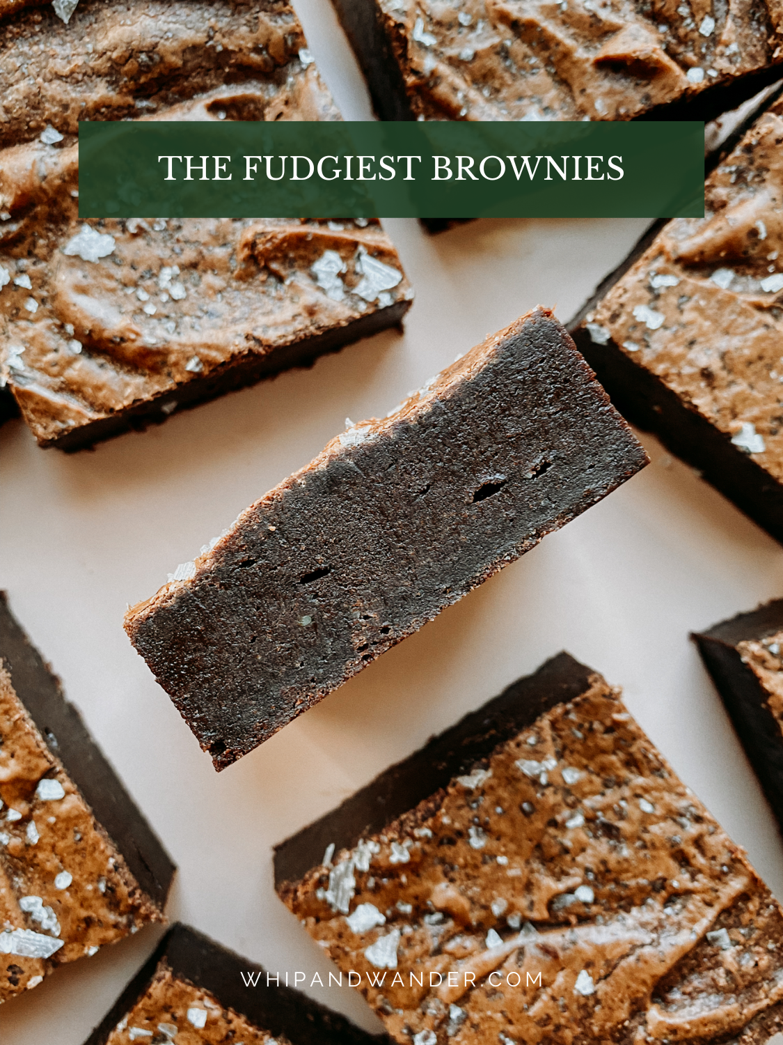 Fudgy Brownies - Whip & Wander