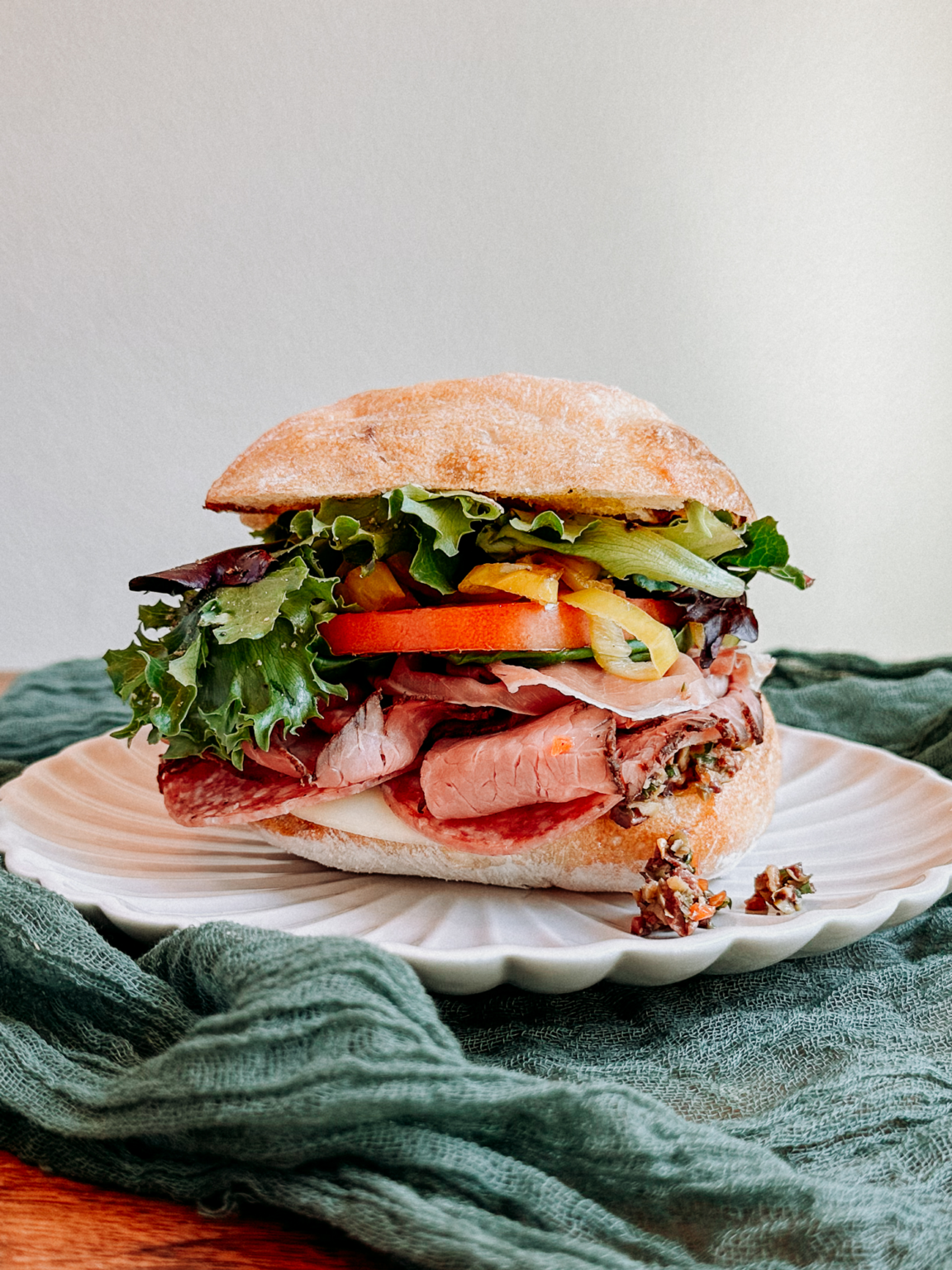 Italian Deli Sandwich - Whip & Wander