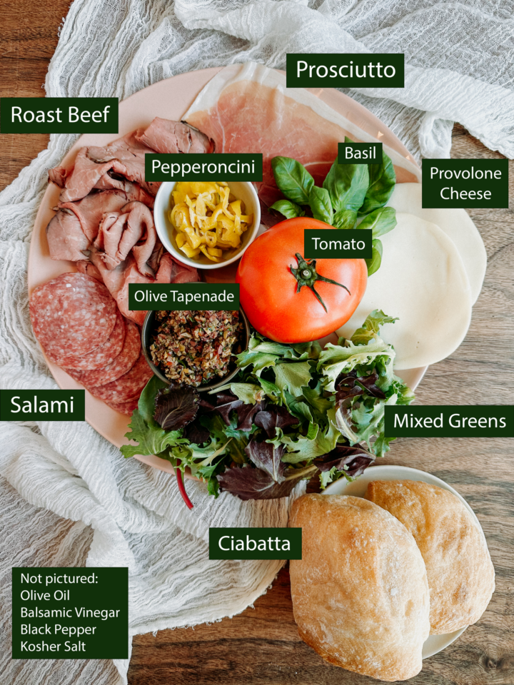 Italian Deli Sandwich - Whip & Wander